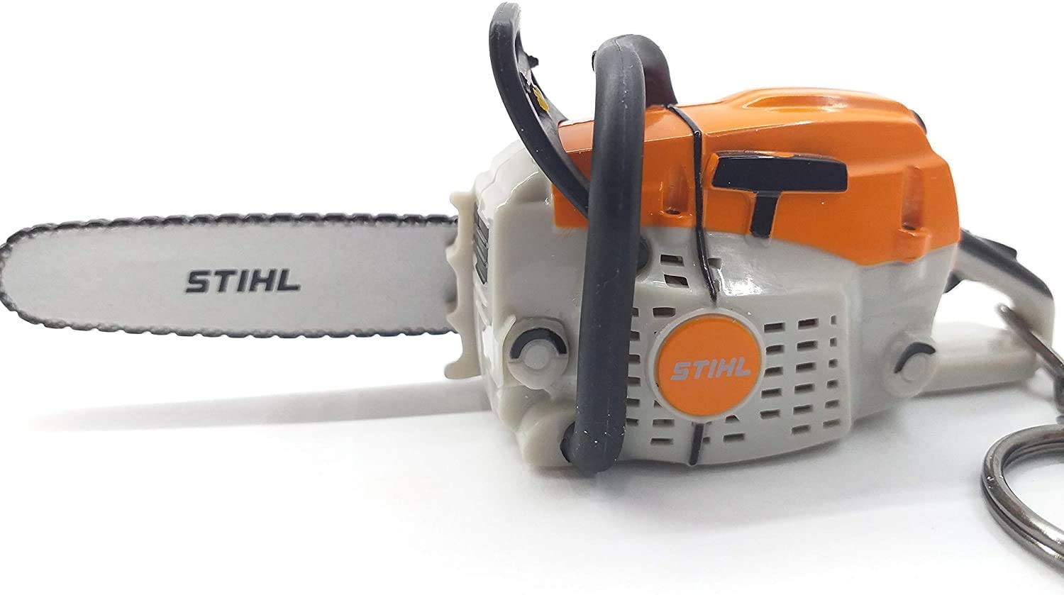STIHL 0420 960 0003 Chainsaw Keyring with Realistic Battery Operated S ...