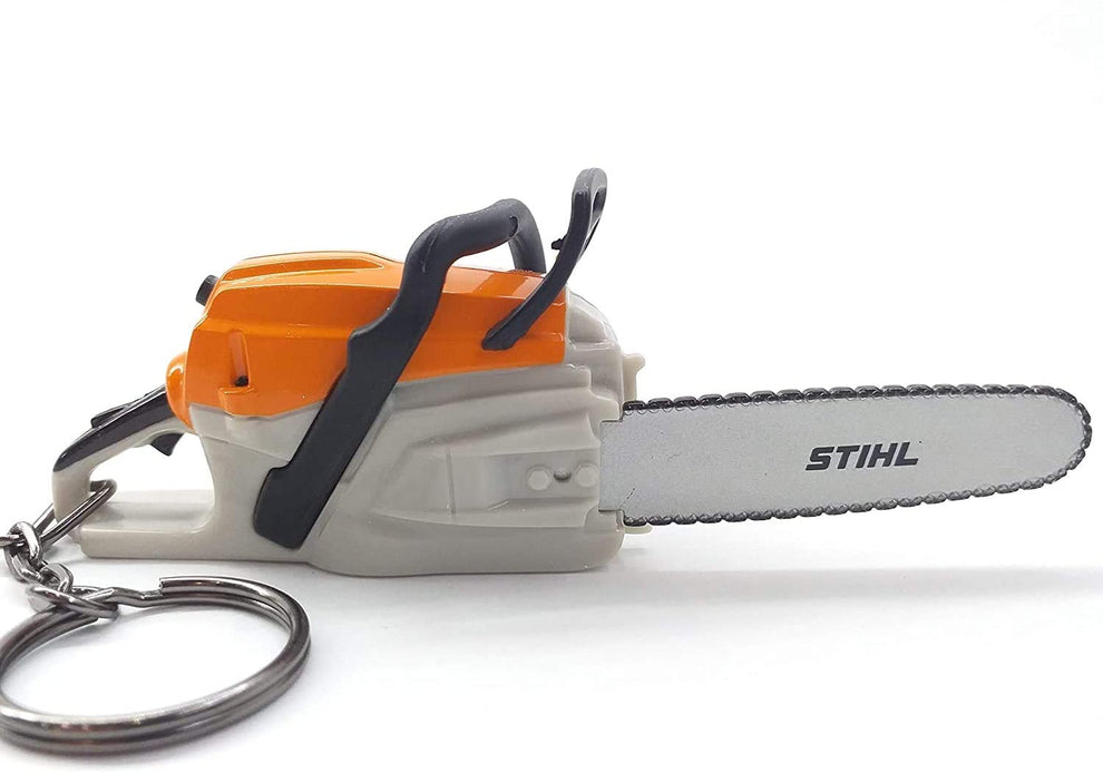 STIHL 0420 960 0003 Chainsaw Keyring with Realistic Battery Operated S ...