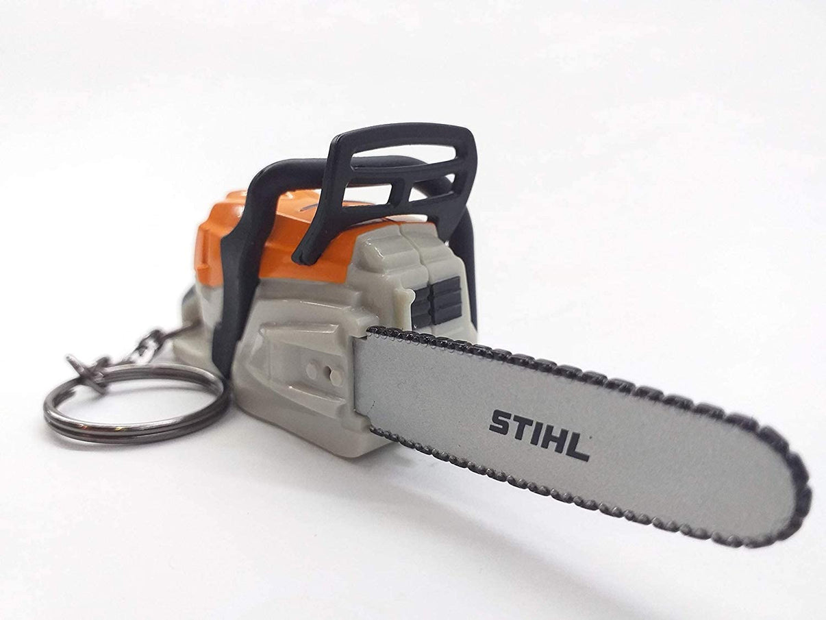STIHL 0420 960 0003 Chainsaw Keyring with Realistic Battery Operated S ...